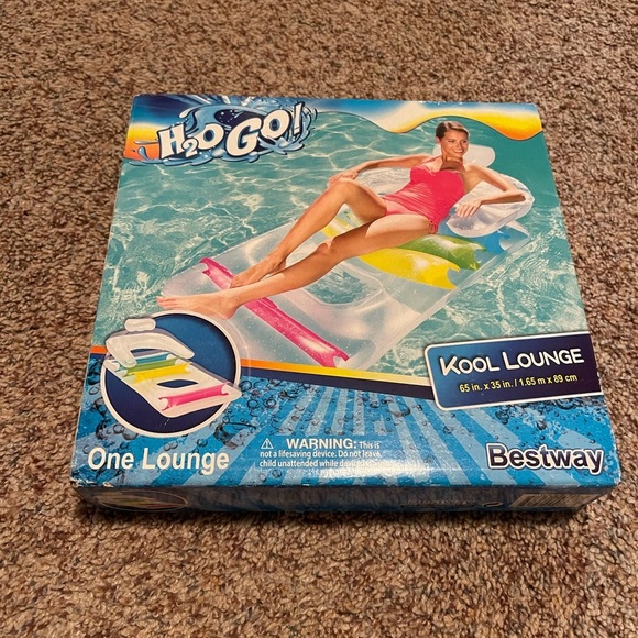 Toys | H2o Go Kool Pool Lounge 65inx35in | Poshmark